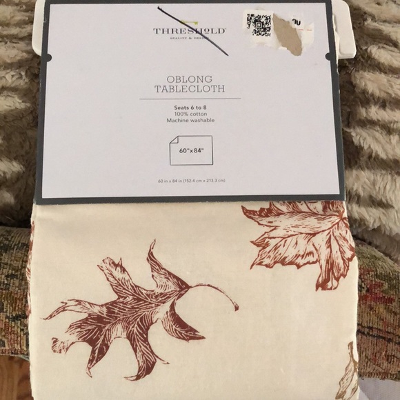 Threshold | Dining | New Threshold Oblong Table Cloth 6 In X 80 In Fall ...